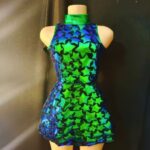 Women Mirror Nightclub Evening Dress -💡 Reflective, Glowing in the Dark ...